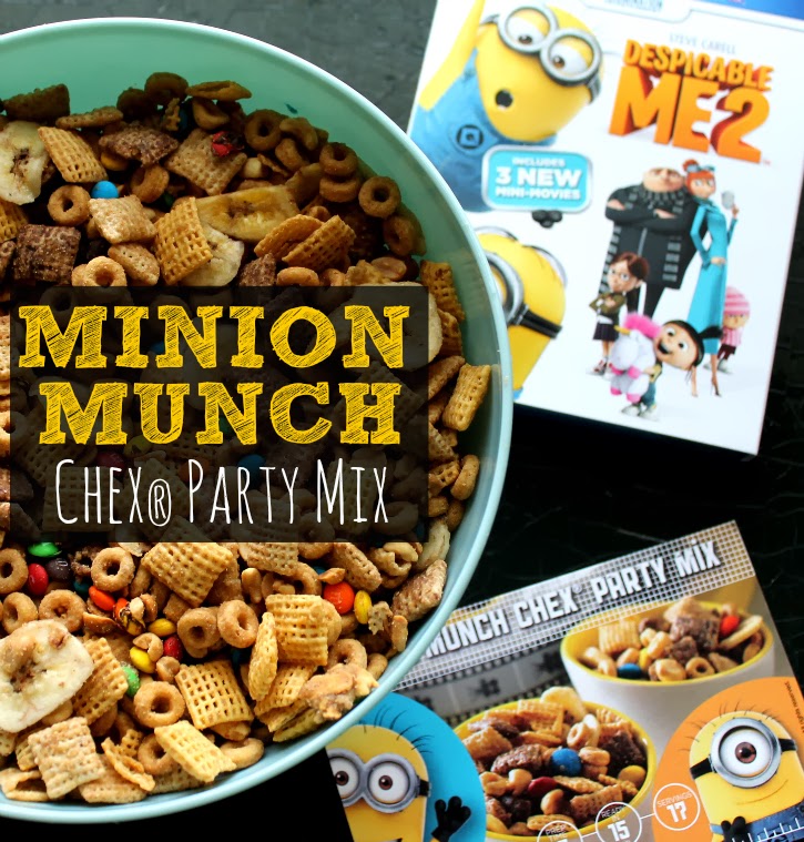Hungry Harps: Minion Munch Chex Party Mix {with a Despicable Me 2 ...