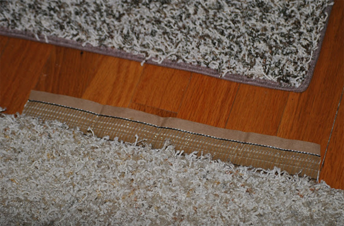 How To Easily Make Your Own Giant Area Rug - Handy DIY