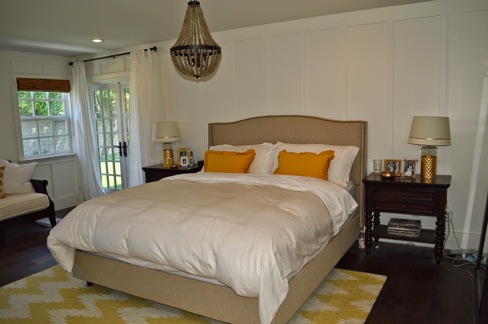 The Cape Cod Ranch Renovation: The Mustard Yellow Master Bedroom