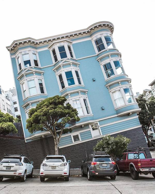 99 WOW: San Francisco is Famous for Leaning Buildingsسان فرانسيسكو ...