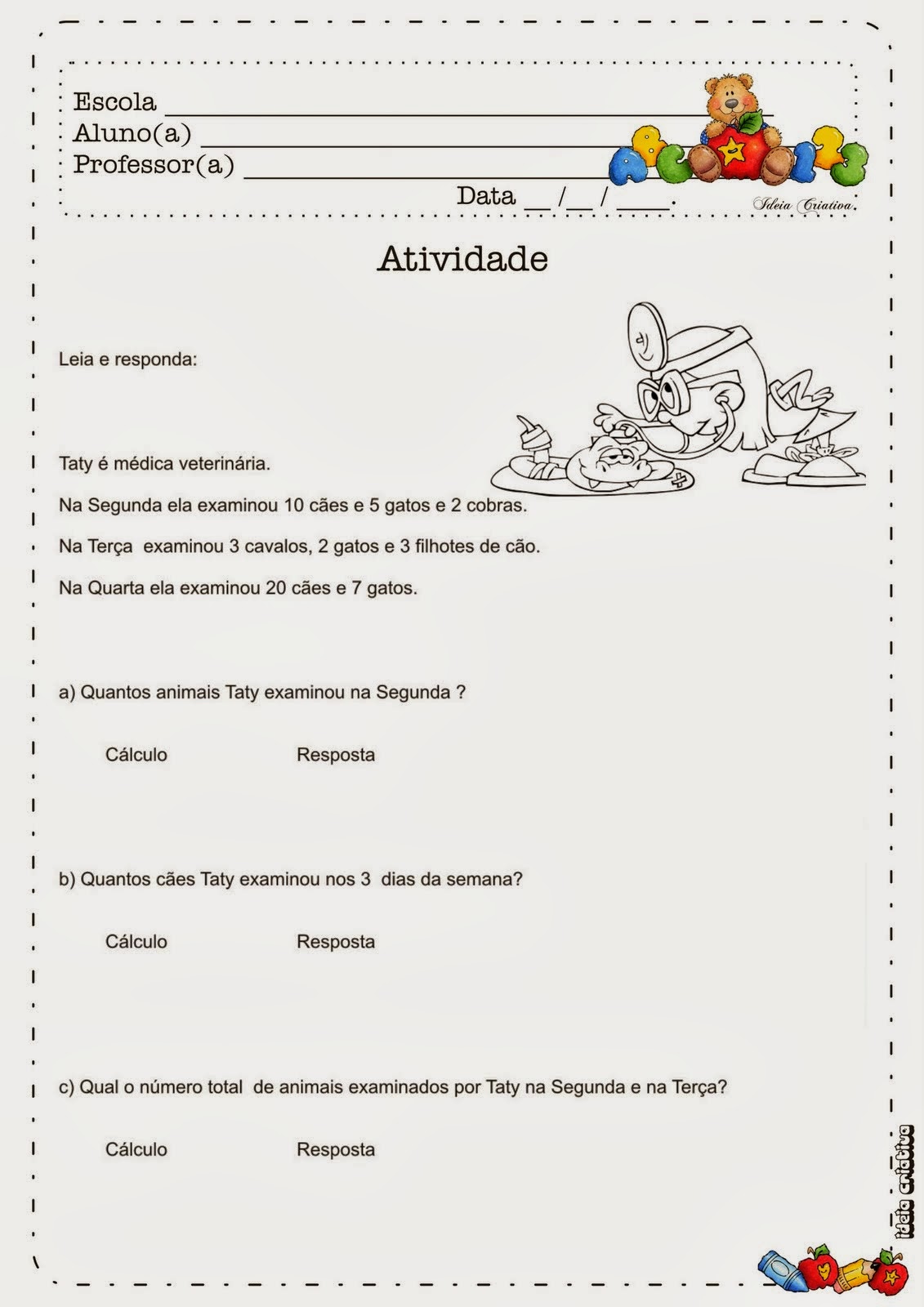 MATEMÁTICA 2° ANO FUNDAMENTAL EXERCÍCIOS ATIVIDADES PARA IMPRIMIR I ...