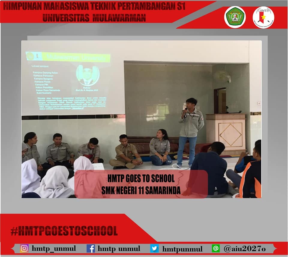 HMTP GOES TO KAMPUS Ke-2 (Januari-2019) - S1 Teknik Pertambangan ...