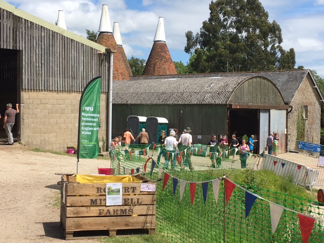 Ightham Mote Cobnuts Project: Open Farm Sunday at Mote Farm