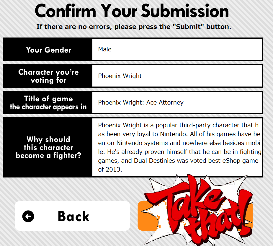 KoopaTV: Smash Bros. Fighter Ballot: Questions, Answers, and OBJECTION?