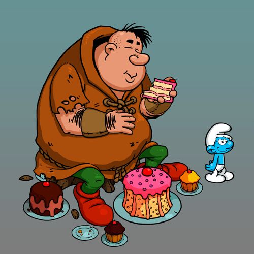 Art of Ogi Grujic: the Smurfs' Village