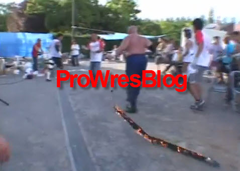 ProWresBlog: BJW - Flaming Boards, Barb Wire - Shadow WX vs Abdullah ...