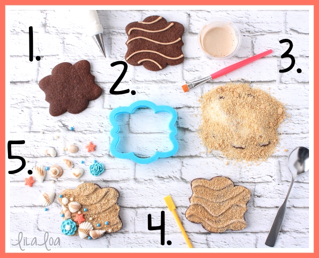 How to Make Wavy Sand Beach Cookies | Photpail