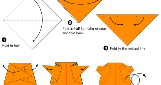 Como fazer Origami: Urso