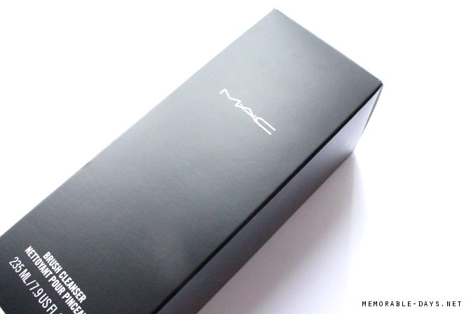 Review: MAC Brush Cleanser | Memorable Days : Beauty Blog - Korean ...