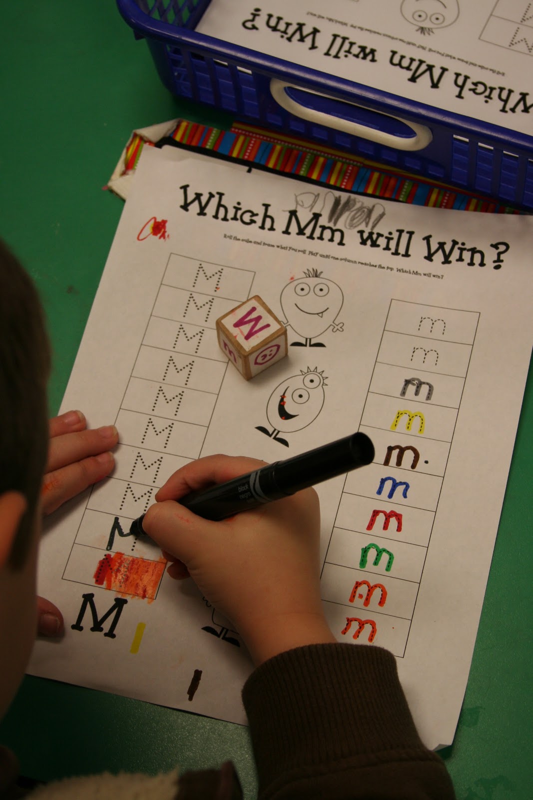 Mrs. Lee's Kindergarten: Monster Centers and Monster Fun!