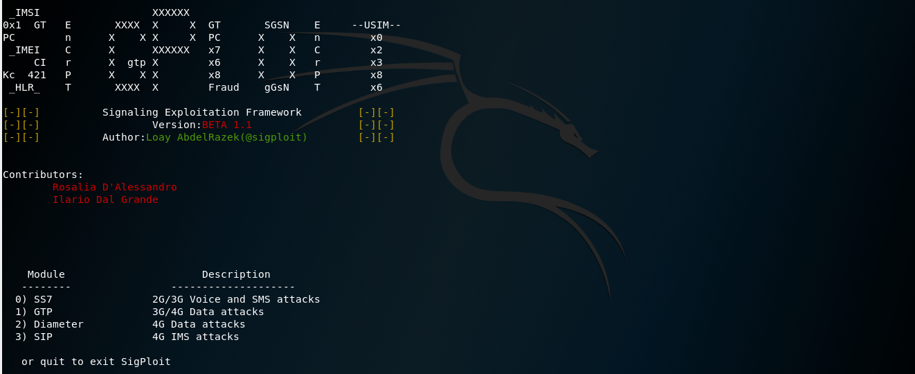 SigPloit - Telecom Signaling Exploitation Framework - ItsZami - Learning To Add Insight