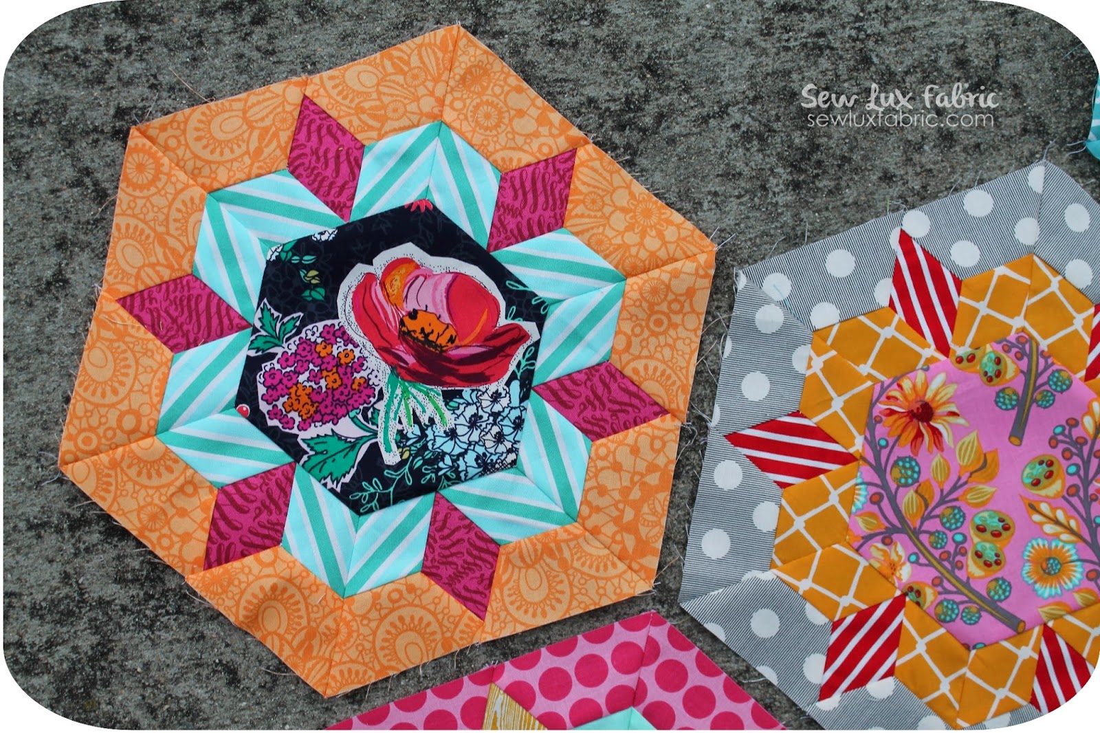 Sew Lux Fabric : Blog: Smitten Quilt Along : Month One Blocks