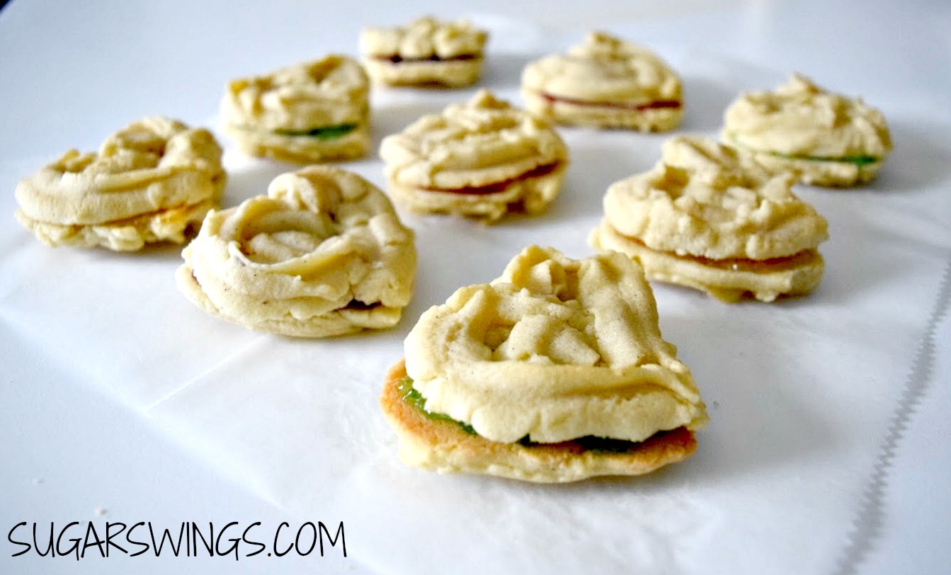 Sugar Swings! Serve Some: Piped Heart Shaped Butter Cookies - filled ...