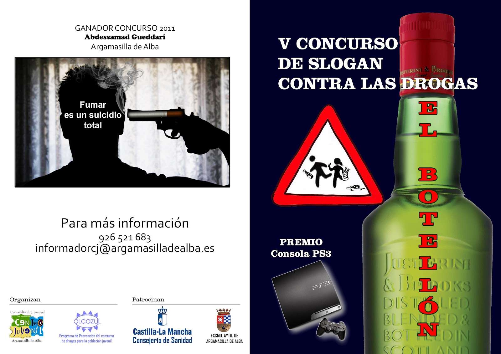 Centro Juvenil Argamasilla de Alba: V CONCURSO SLOGAN CONTRA LAS DROGAS ...