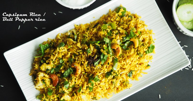 Meri Rasoi: Bell Pepper Rice / Capsicum Rice