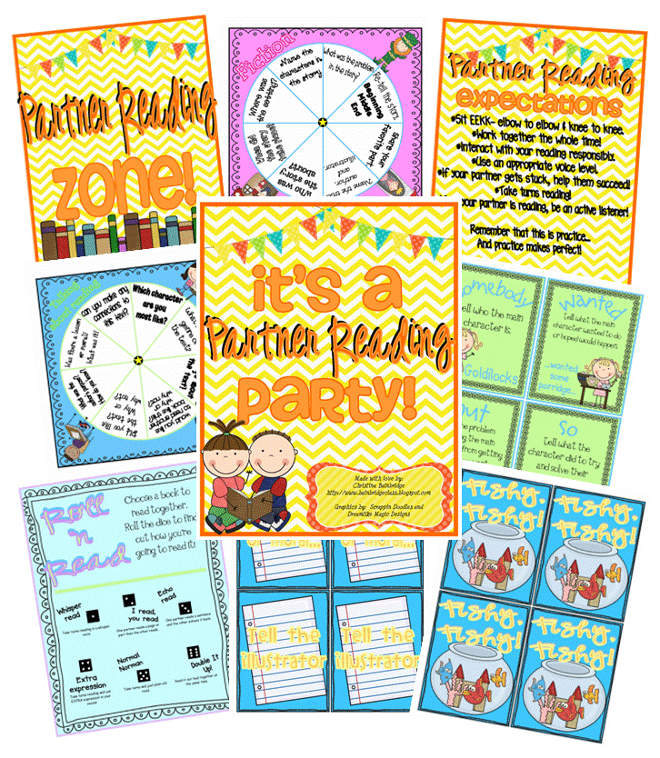 Welcome to the UNI-corner: Partner Reading Party Pack Fast, Fast Giveaway!