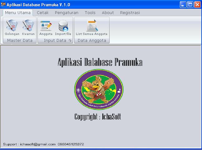 Software Aplikasi Cetak KTA Pramuka