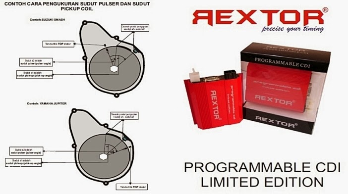TIPS MOTOR : SETTING CDI REXTOR LIMITED EDITION (PROGRAMABLE) SENDIRI ...