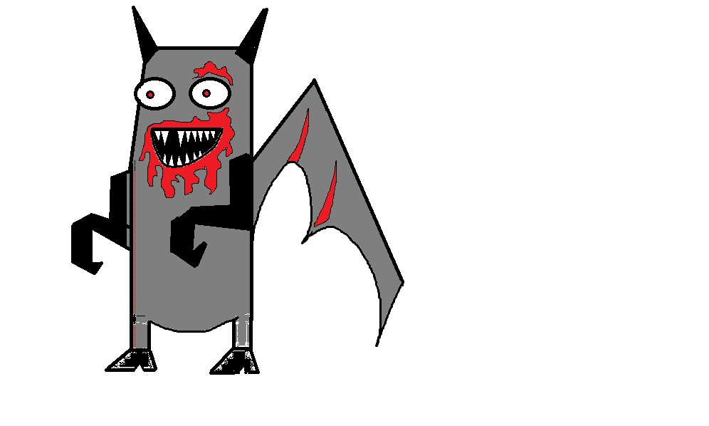 Ignite Dreams : Cartoon Demon from basic shapes