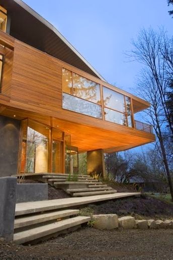 Filmowy dom, Portland, USA, projekt: Jeff Koval.