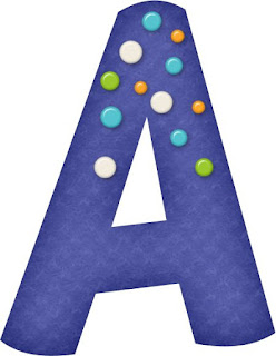 ® Colección de Gifs ®: IMÁGENES DE LETRAS AZULES PARA IMPRIMIR