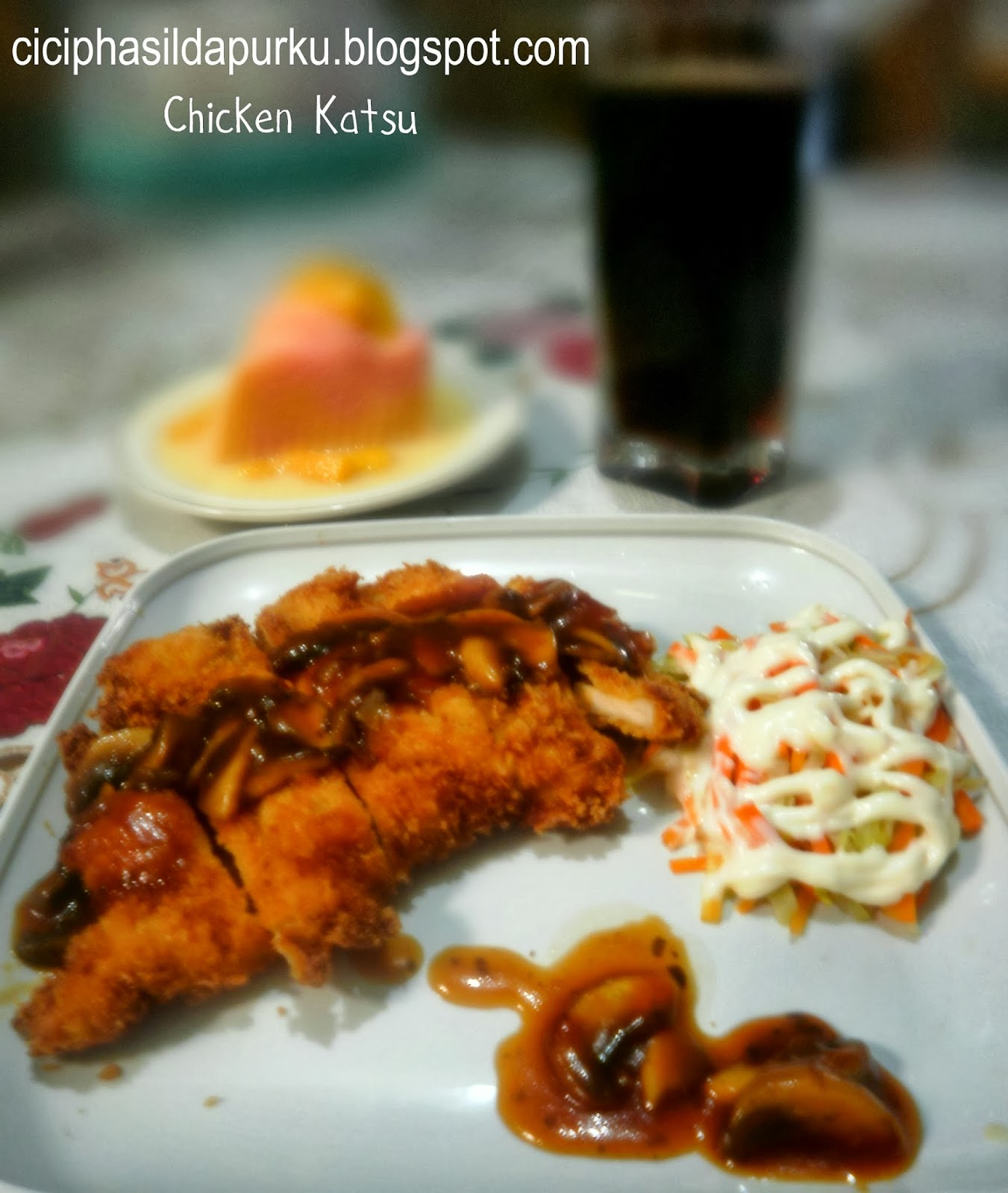 CICIP HASIL DAPURKU: CHICKEN KATSU SAUS JAMUR