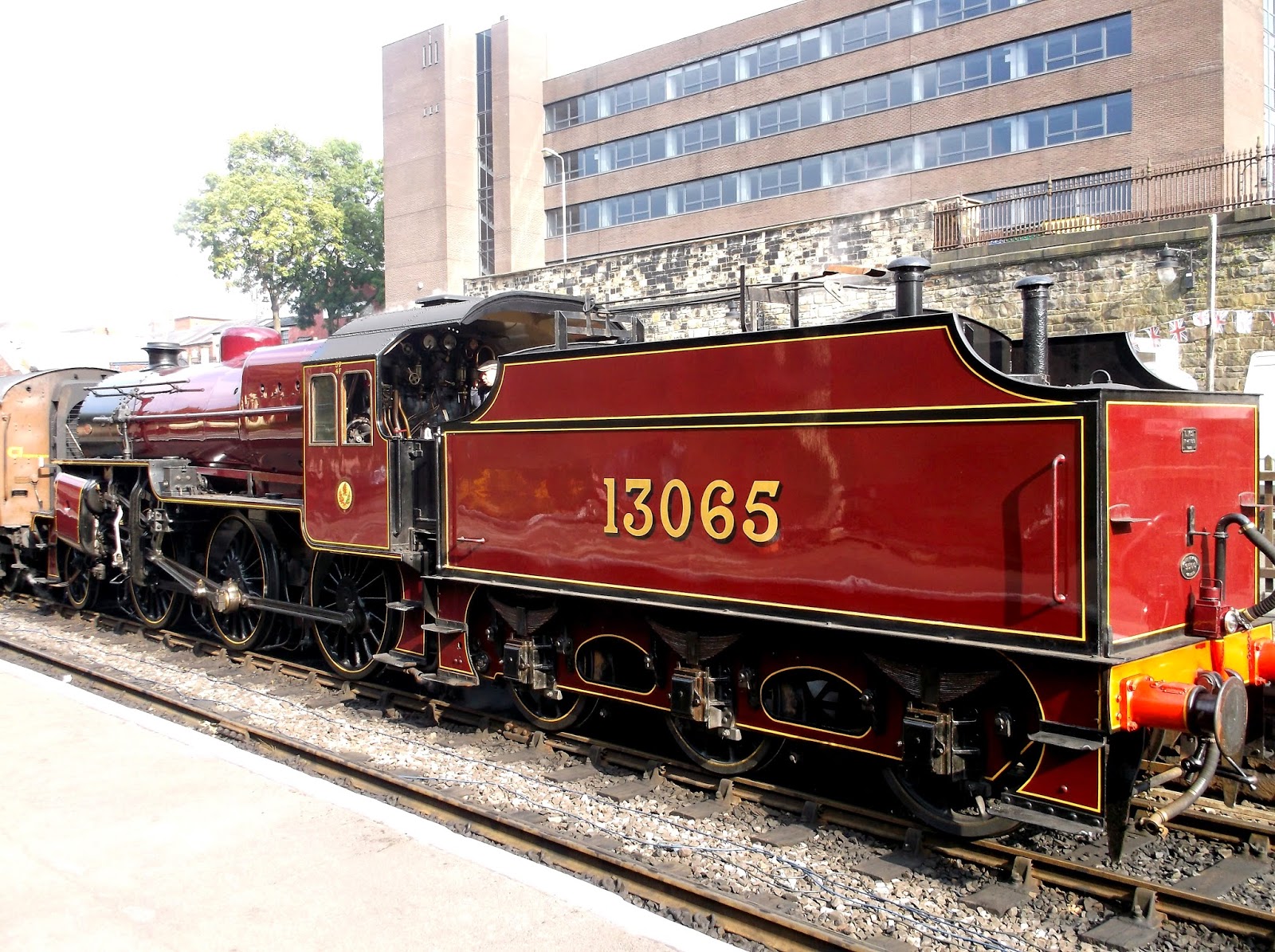 Steam Memories: LMS Crab 13065 shining in the sun at Bury