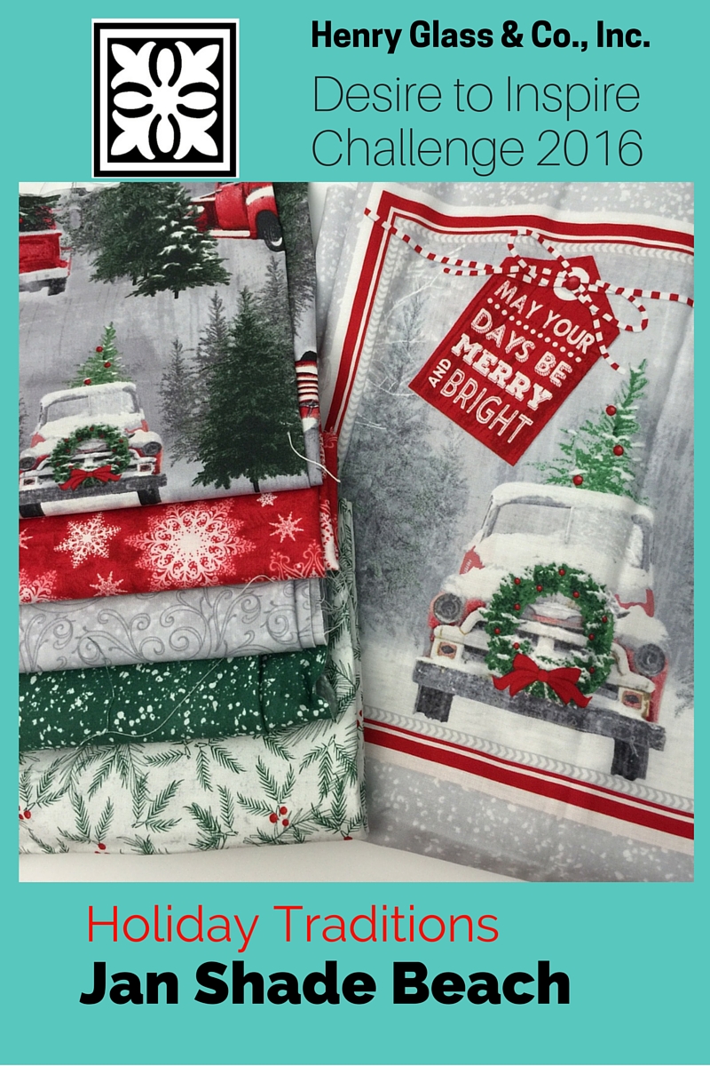 Henry Glass Fabrics: Desire to Inspire July Challenge - Meet Joanne Hubbard