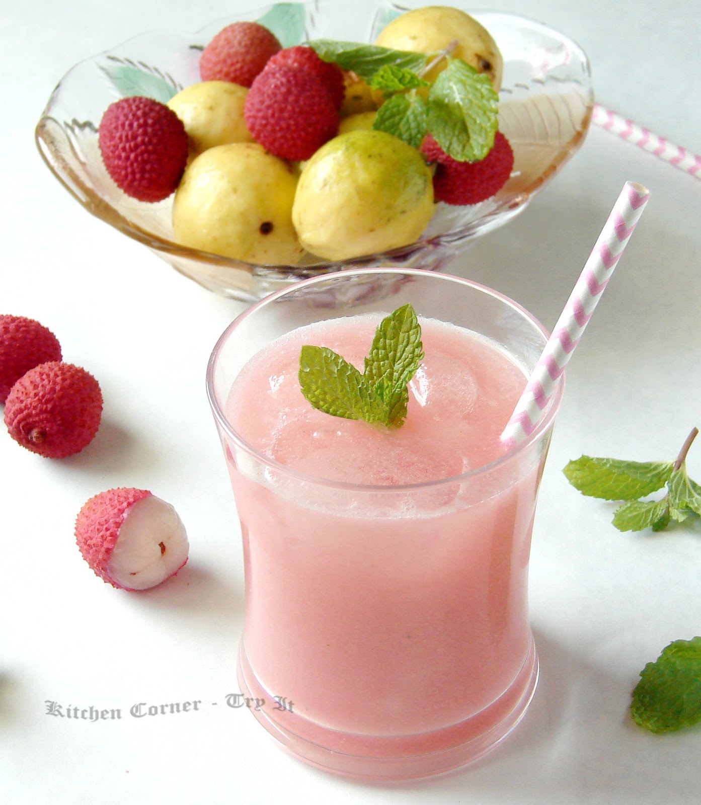 Guava and Lychee Cooler