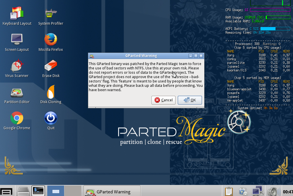 Magic Parted – linuxitos