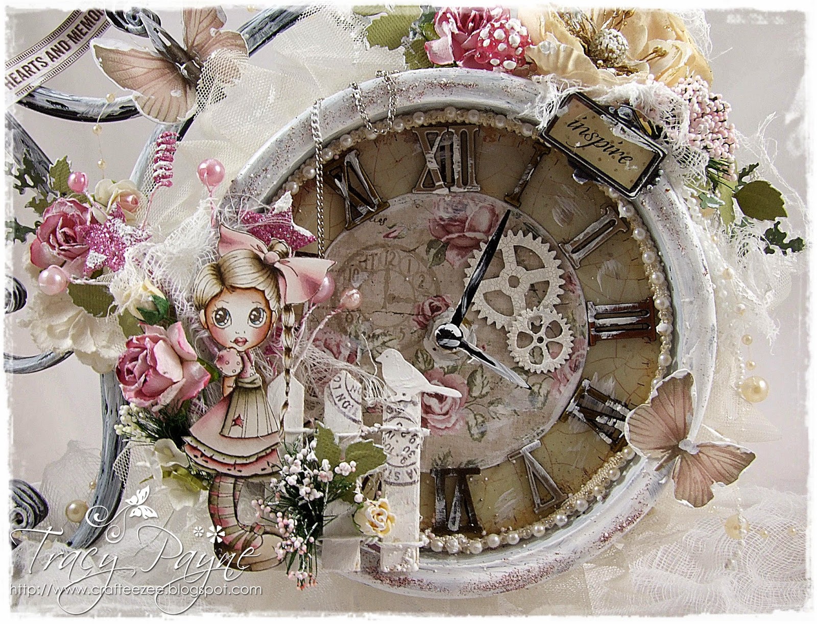 Crafteezee: Altered Vintage Clock