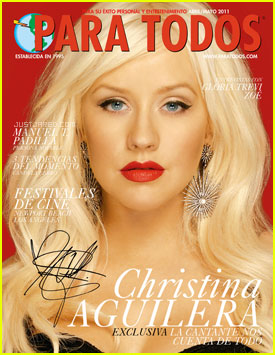 HollywoodGrind: Christina Aguilera covers Para Todos