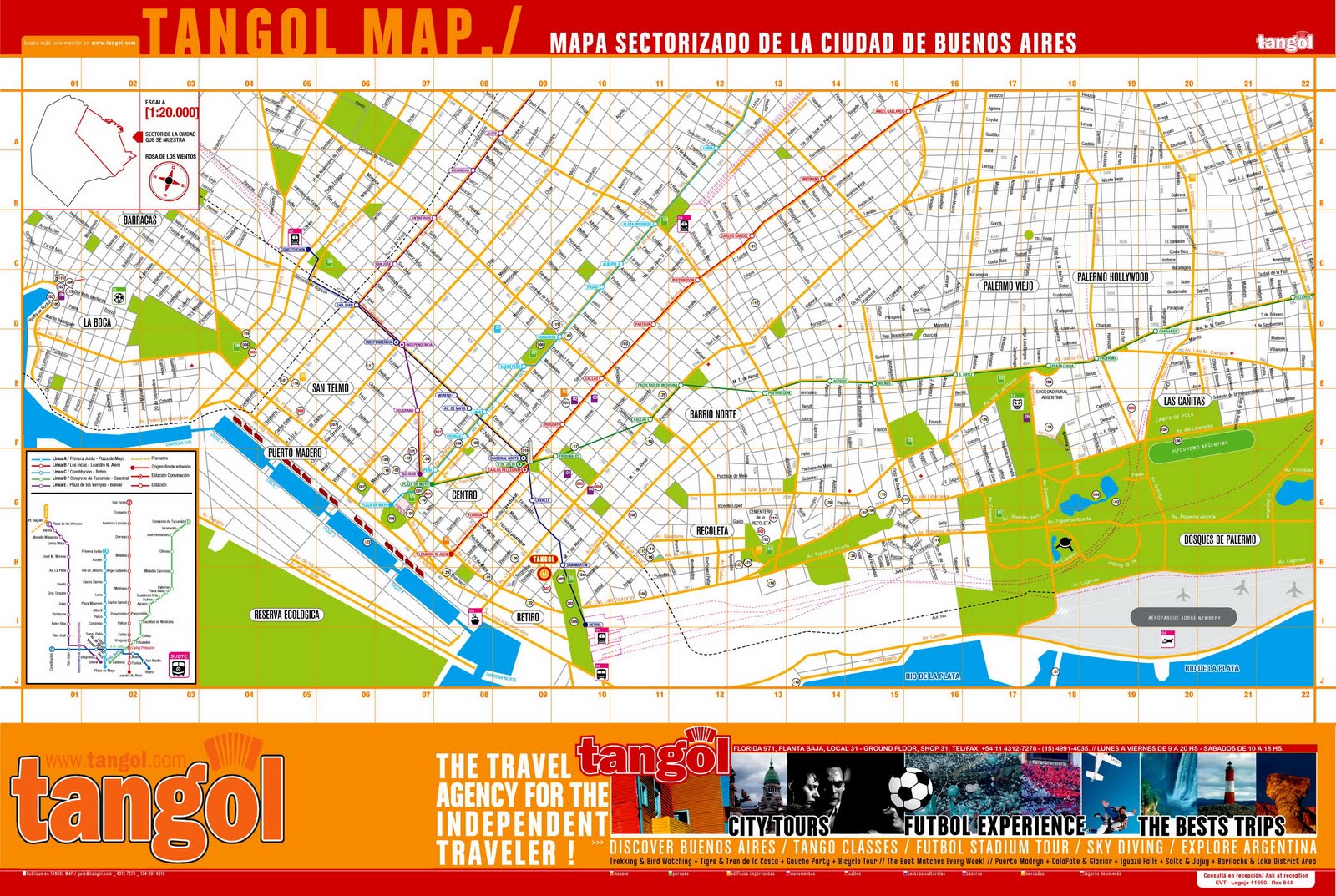 Descubri Buenos Aires -Descobrir Buenos Aires: GUIA DE MAPAS UTILES DE ...