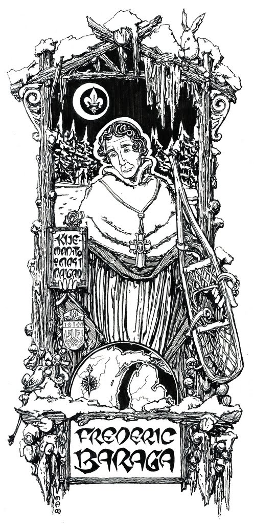island life- in a monastery: THE SNOWSHOE PRIEST- VENERABLE FREDERIC BARAGA
