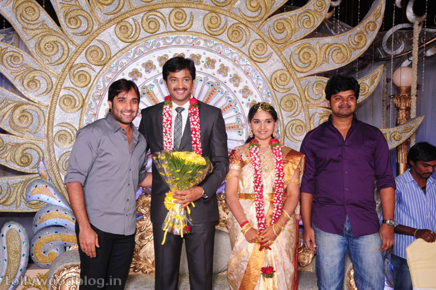 Aryan Rajesh Wedding Reception Photos Stills