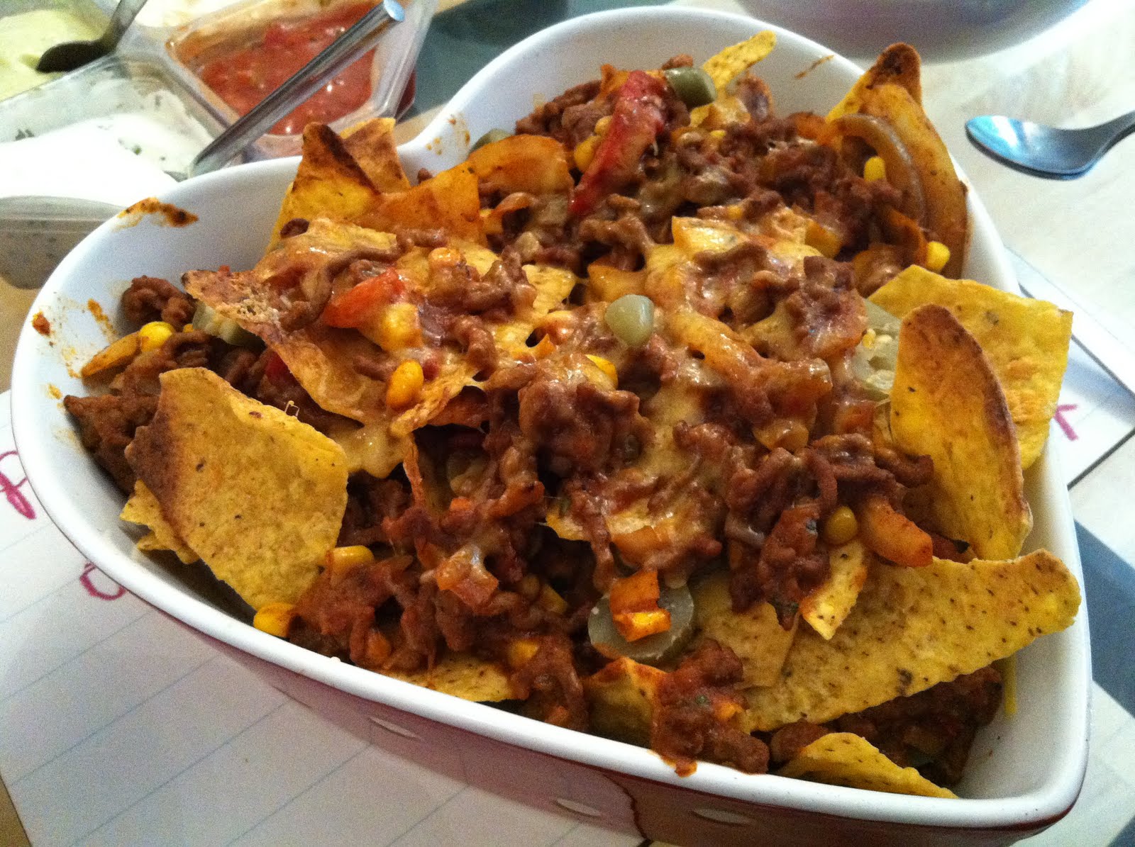Food and Biscuits: Friday - Nachos with all the bits