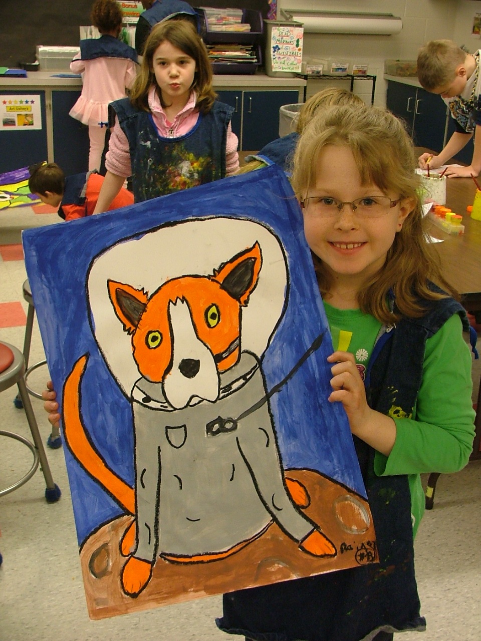 Art with Mrs. Seitz: Blue Dog