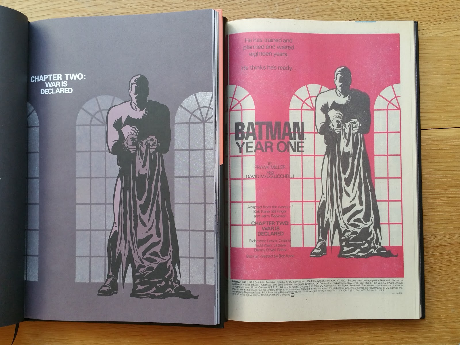 my absolute collection: Batman Year One Absolute Edition