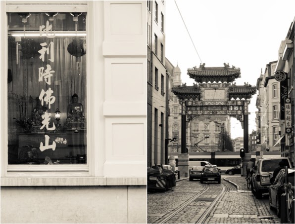 Briuselio kopūstai / Brussels sprouts: Antverpeno ChinaTown'as