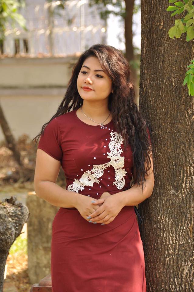 Model May Pan Chee In Myanmar Outfit Burmese Actress And Model Girls