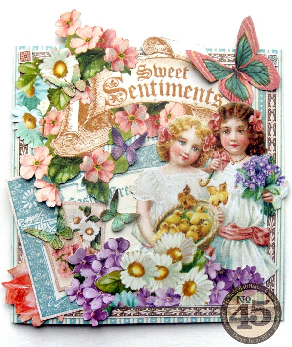 Pixie Hill: Sweet Sentiments Card from Graphic 45