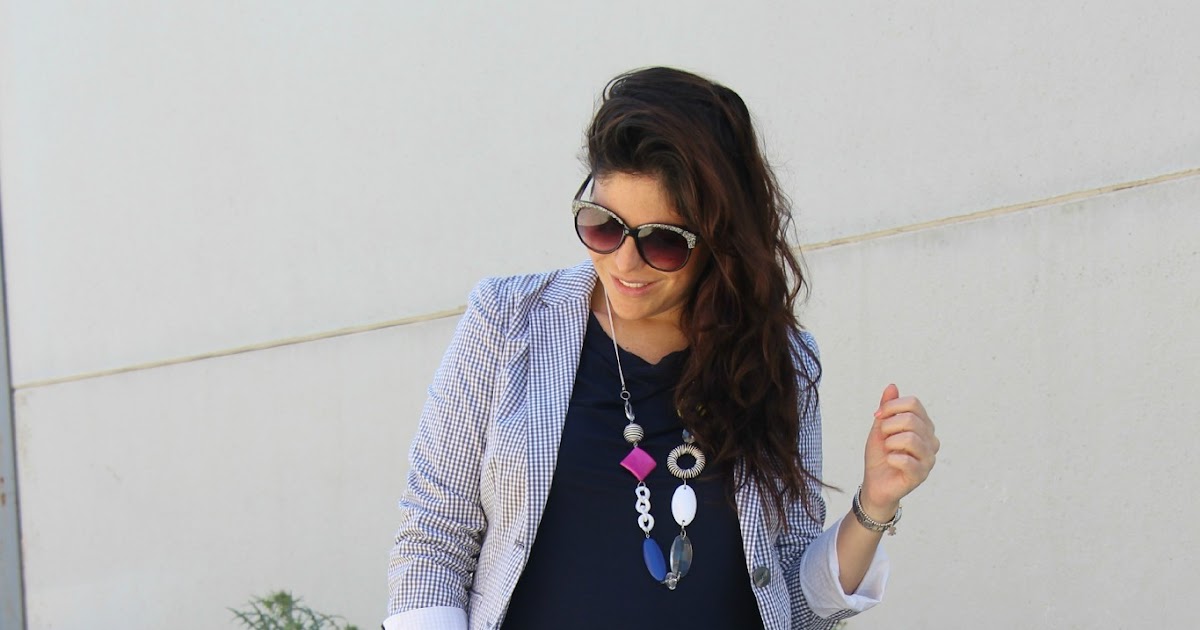 Basic blue dress combined | Sencillamente ideal