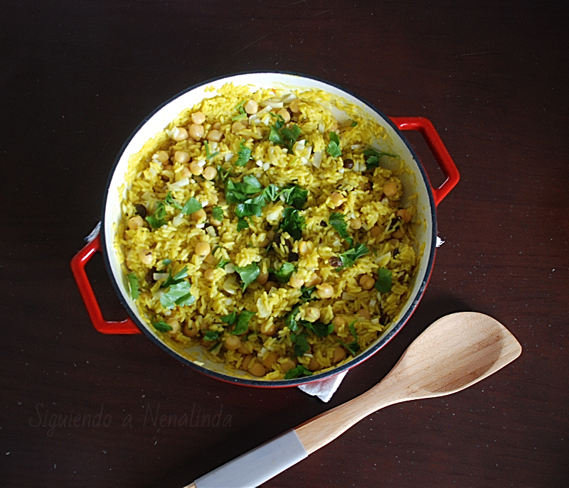 Siguiendo a Nenalinda: Arroz al Curry al Estilo Tibetano con Pasas ...