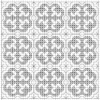 Imaginesque: Blackwork Embroidery: Teensy Motif/Fill Pattern