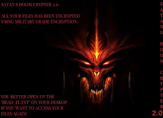 Шифровальщики-вымогатели The Digest "Crypto-Ransomware": Satan's Doom ...