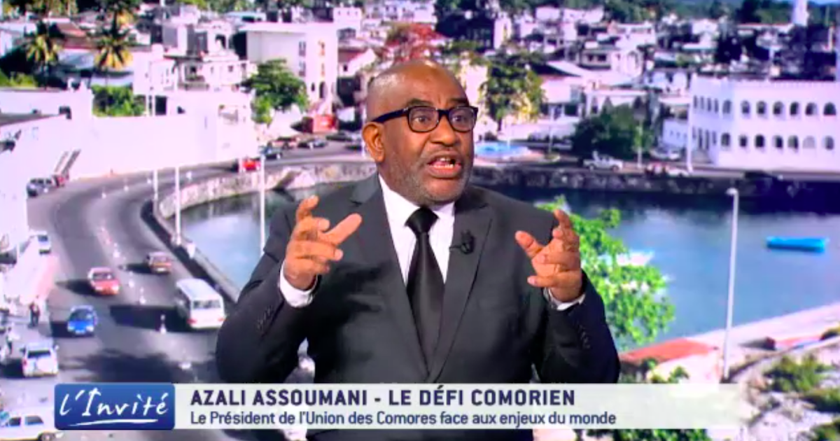 Vidéo: Interview exclusive du Président Azali sur TV5 Monde ...