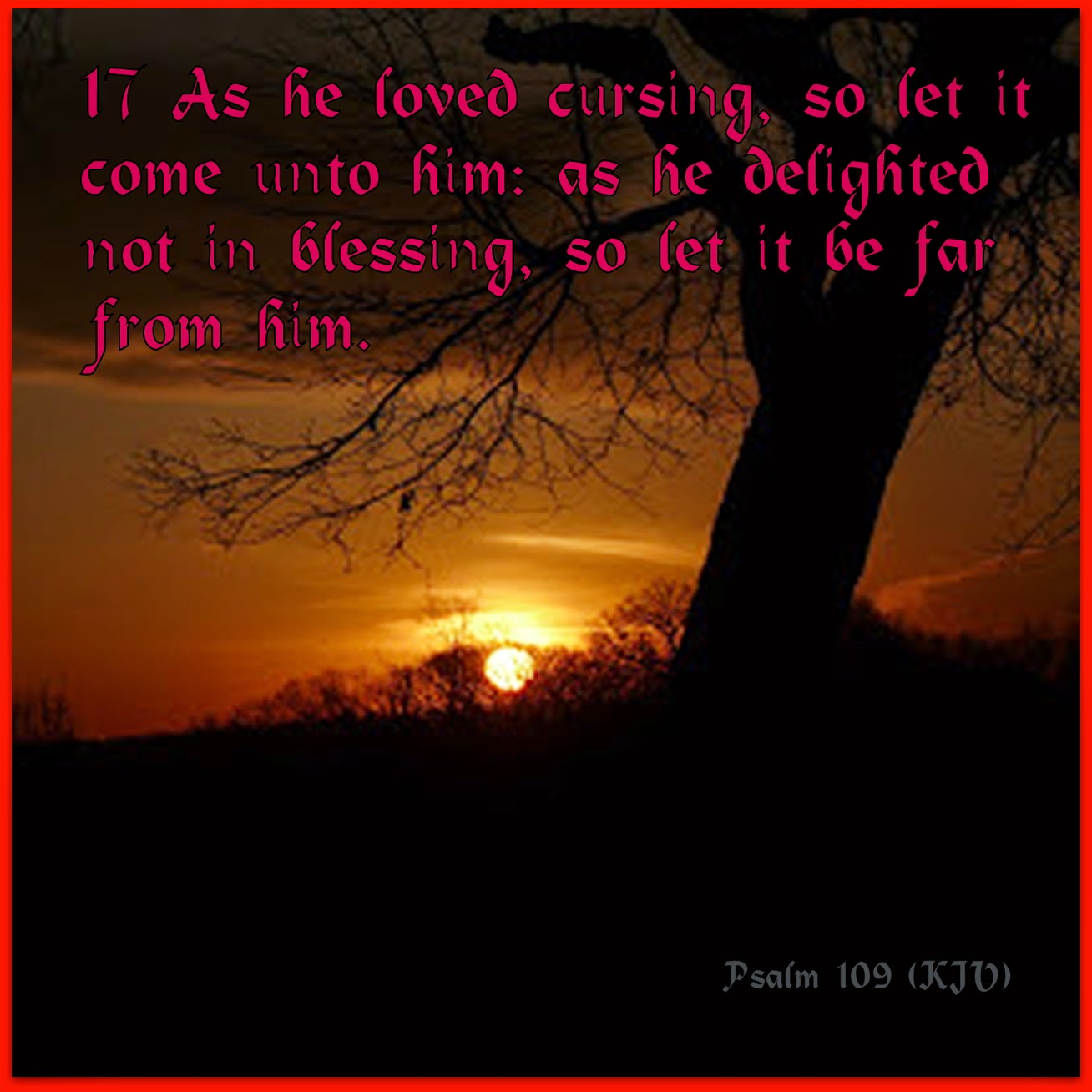 Red Pill Diaries Psalm 109 KJV red-pill-diaries-psalm-109-kjv