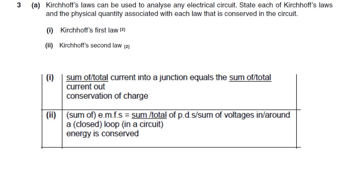 A Level Homework and Answers: Revision question