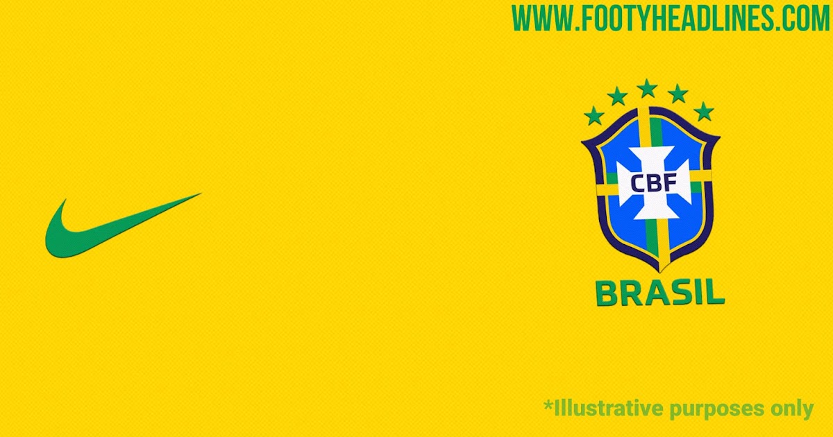 New Logo: Nike Brazil 2020 Home & Away Kits Info Leaked - White Kit ...