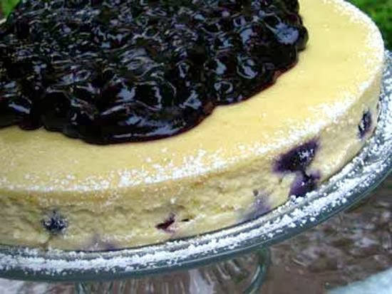 Blueberry Ricotta Cheesecake | Lisa's Kitchen | Vegetarian Recipes ...